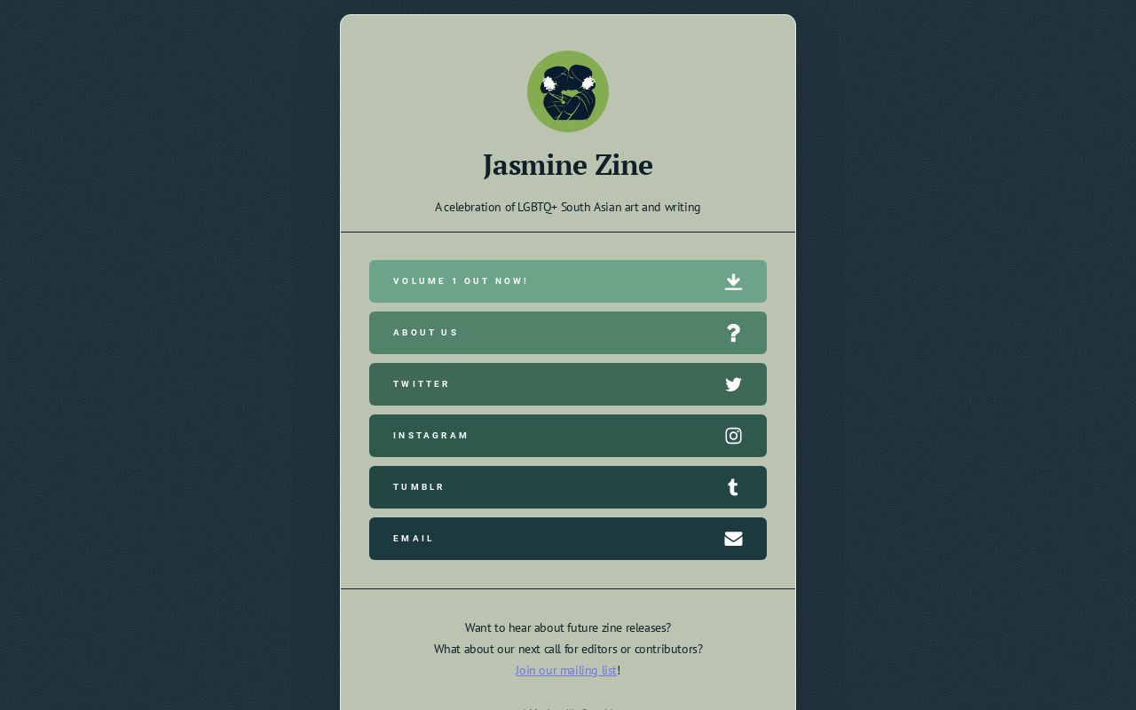 Jasmine Zine